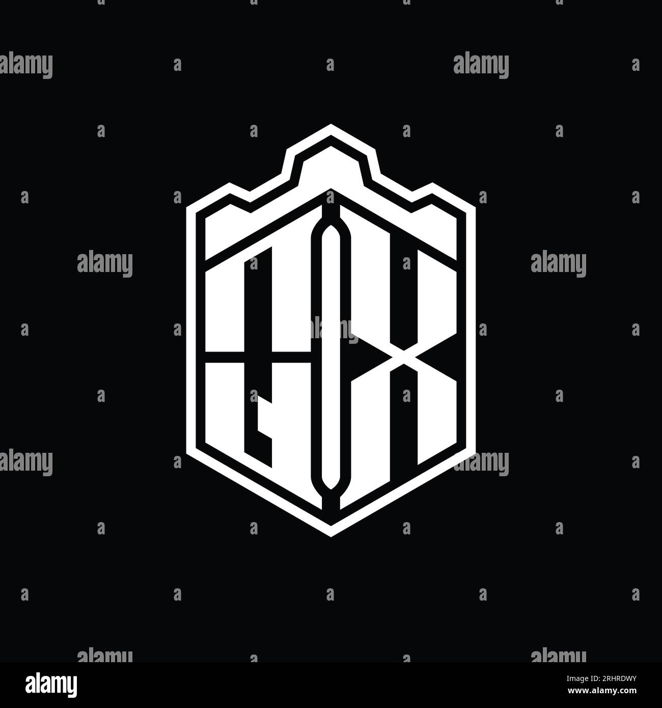 Qx shape hi-res stock photography and images - Alamy