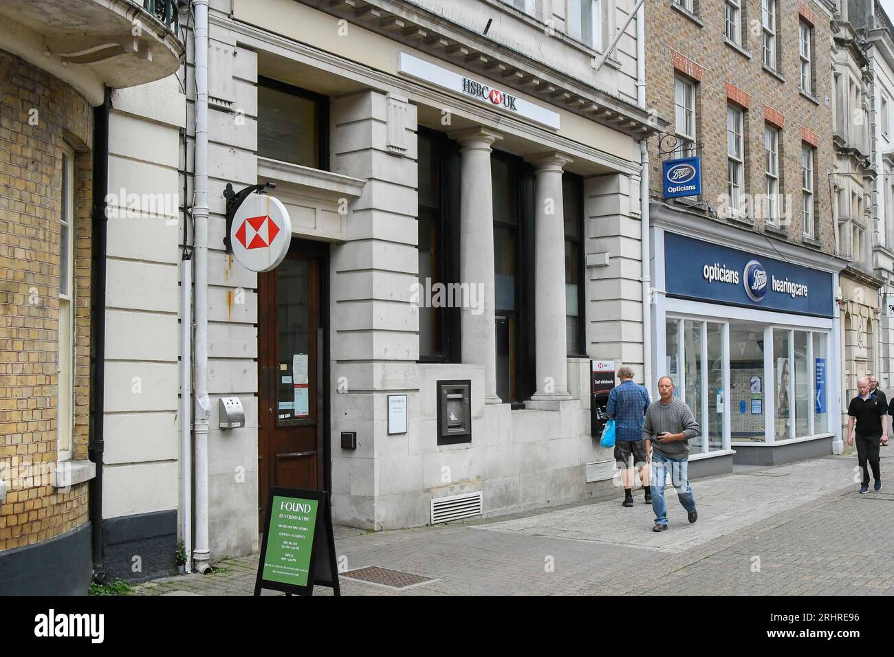 Dorchester, Dorset, UK. 18th August 2023. General view of the HSBC UK ...