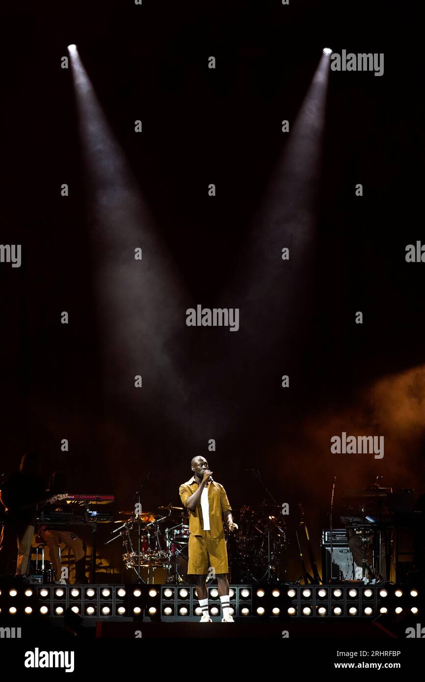 Stormzy performs live onstage at the All Points East festival in ...