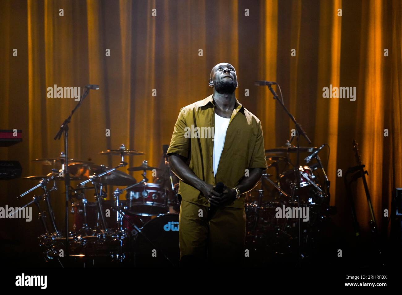 Stormzy performs live onstage at the All Points East festival in ...