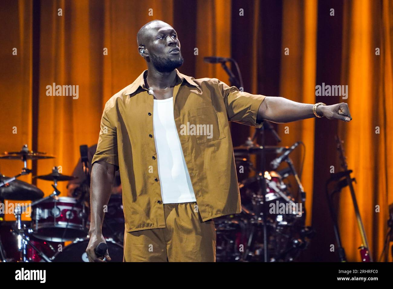 Stormzy performs live onstage at the All Points East festival in ...