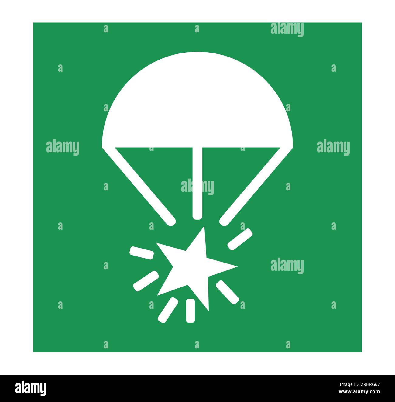 Rocket Parachute Flare symbol Stock Vector Image & Art - Alamy