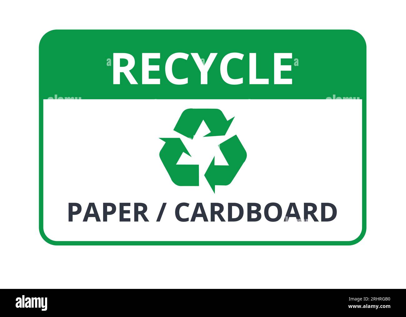 Recycled symbols Stock Vector Images - Alamy