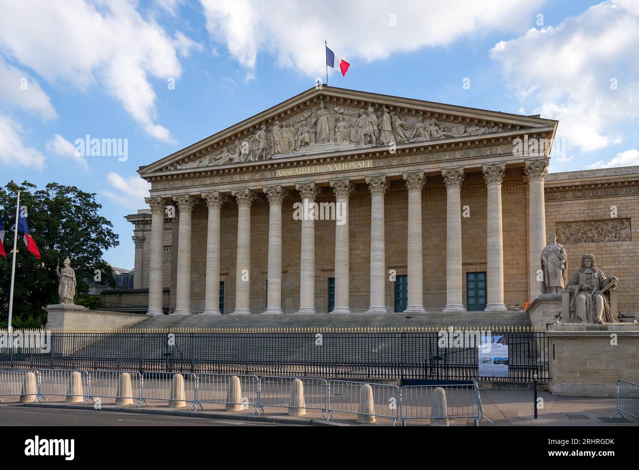 Facade of the French National Assembly - Paris, France Stock Photo - Alamy