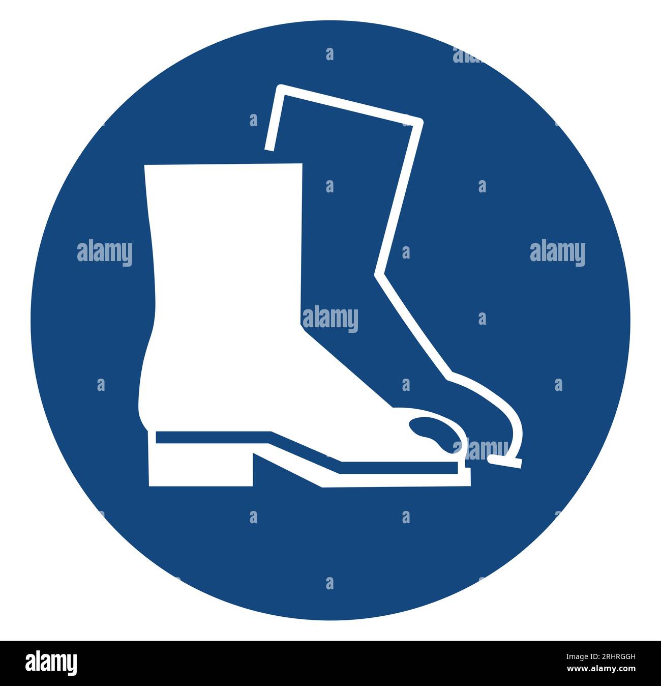 Wear Safety Footwear Symbol Stock Vector Image And Art Alamy