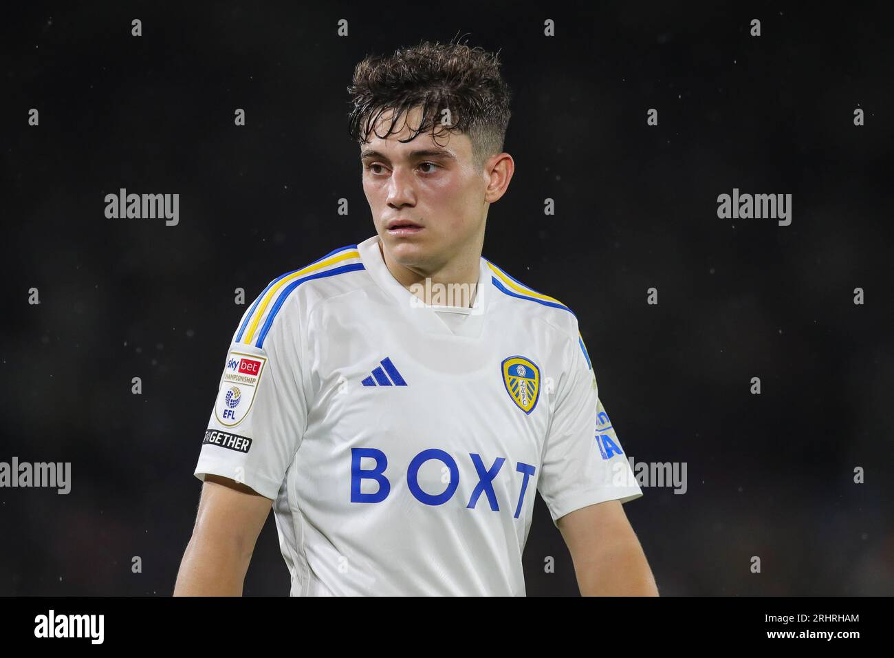 Daniel James #20 of Leeds United during the Sky Bet Championship match ...