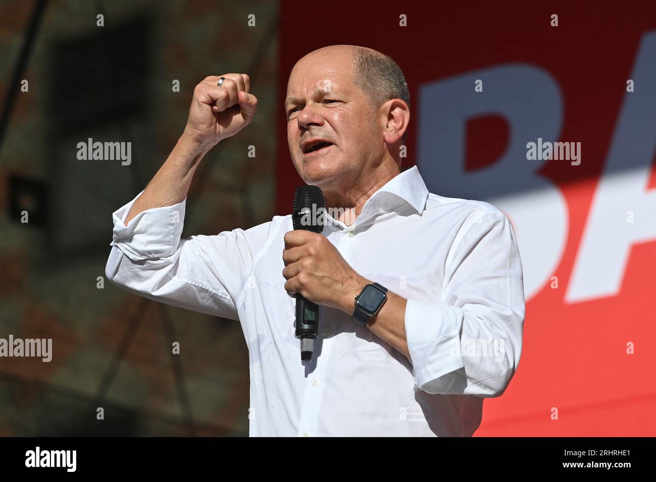 Olaf SCHOLZ. Election campaign start of the Bavaria SPD with Federal ...