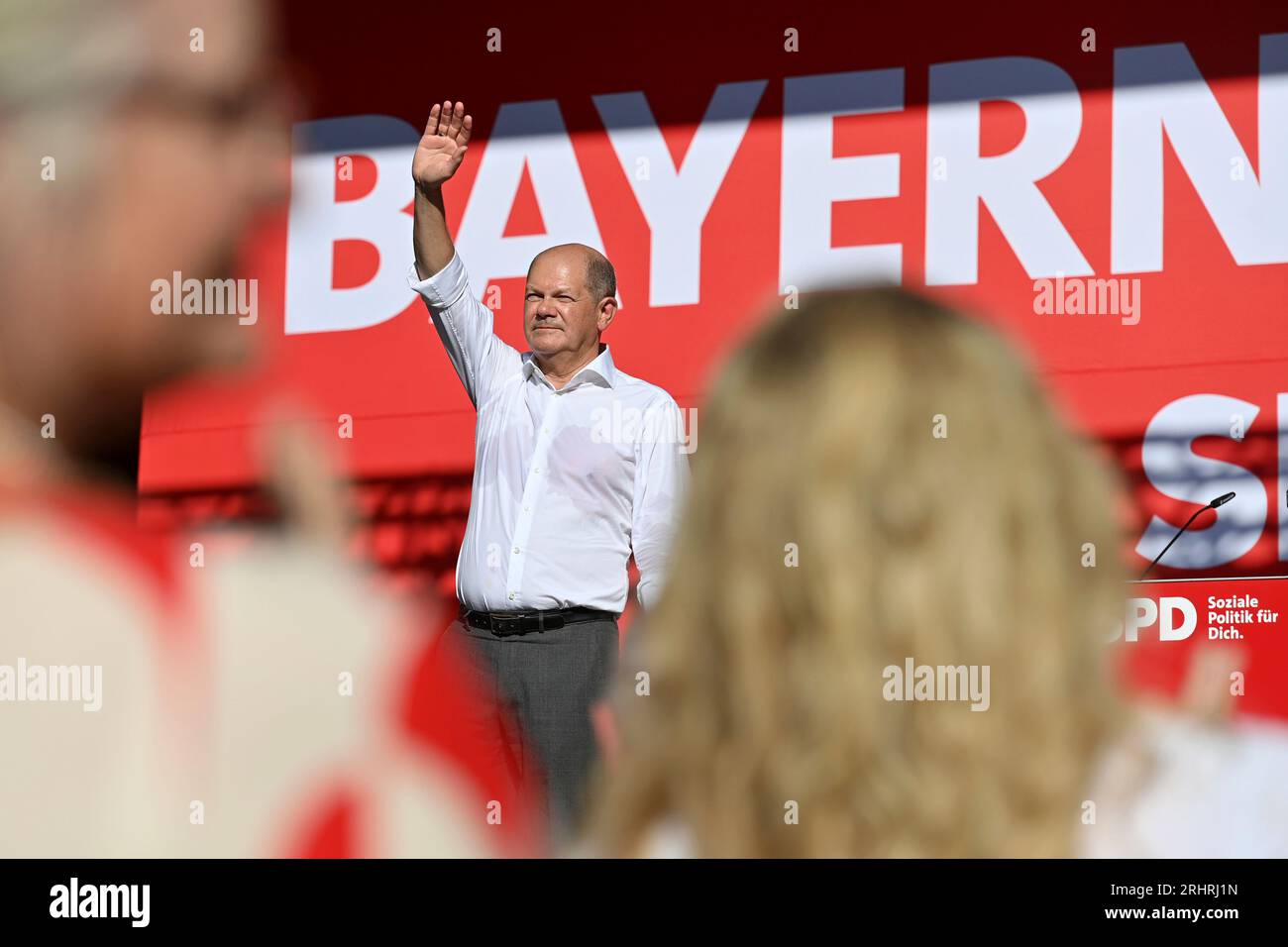 Olaf SCHOLZ. Election campaign start of the Bavaria SPD with Federal ...