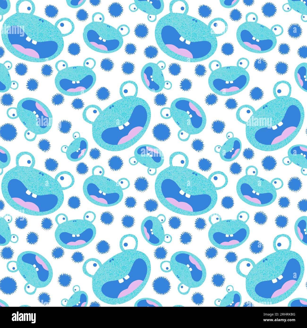Cartoon animals seamless frogs pattern for wrapping paper and fabrics ...