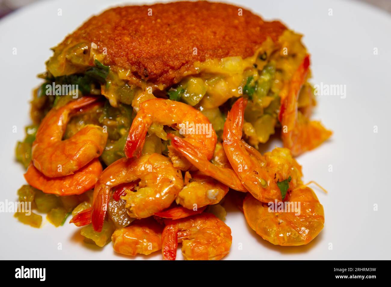 Typic Acaraje - Traditional Brazilian dumpling made with black-eyed ...