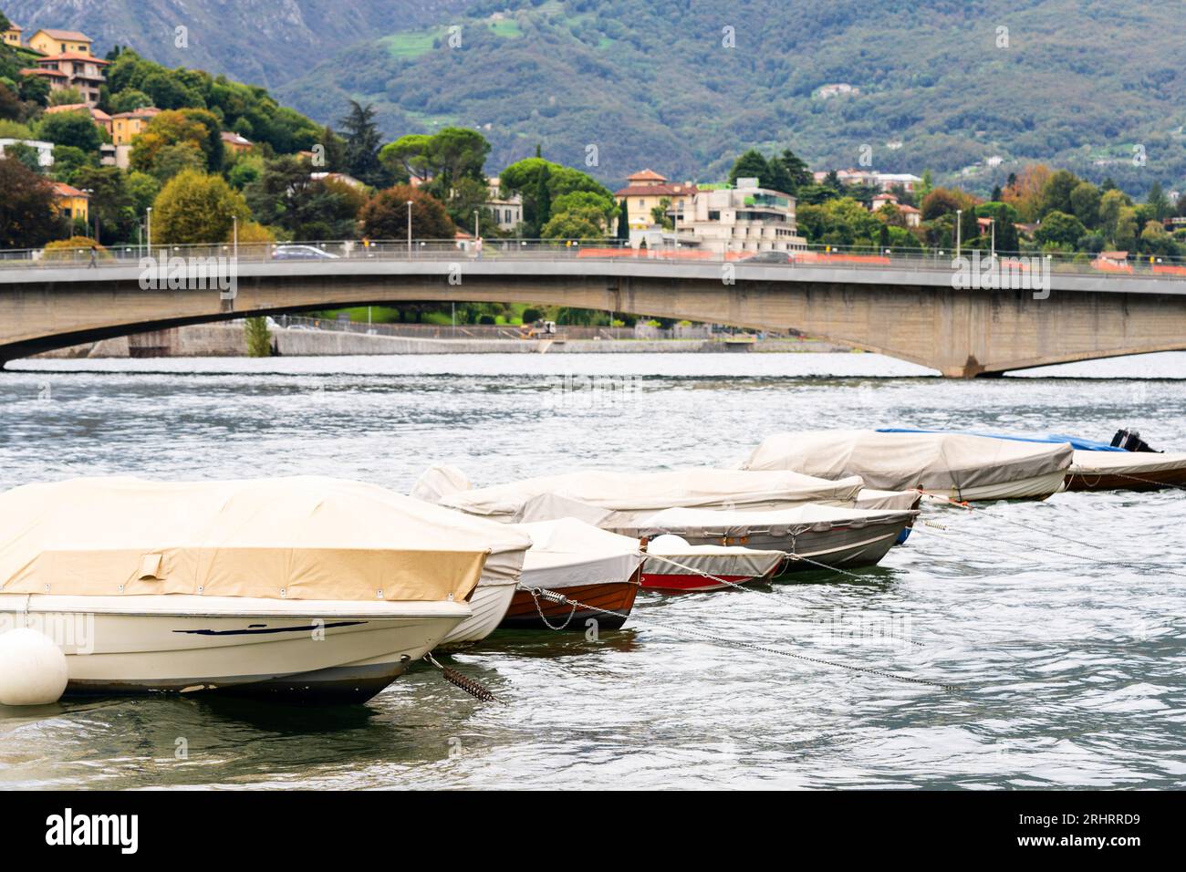 Small fishing boats with fishing net and equipment, motor boat or sail ...