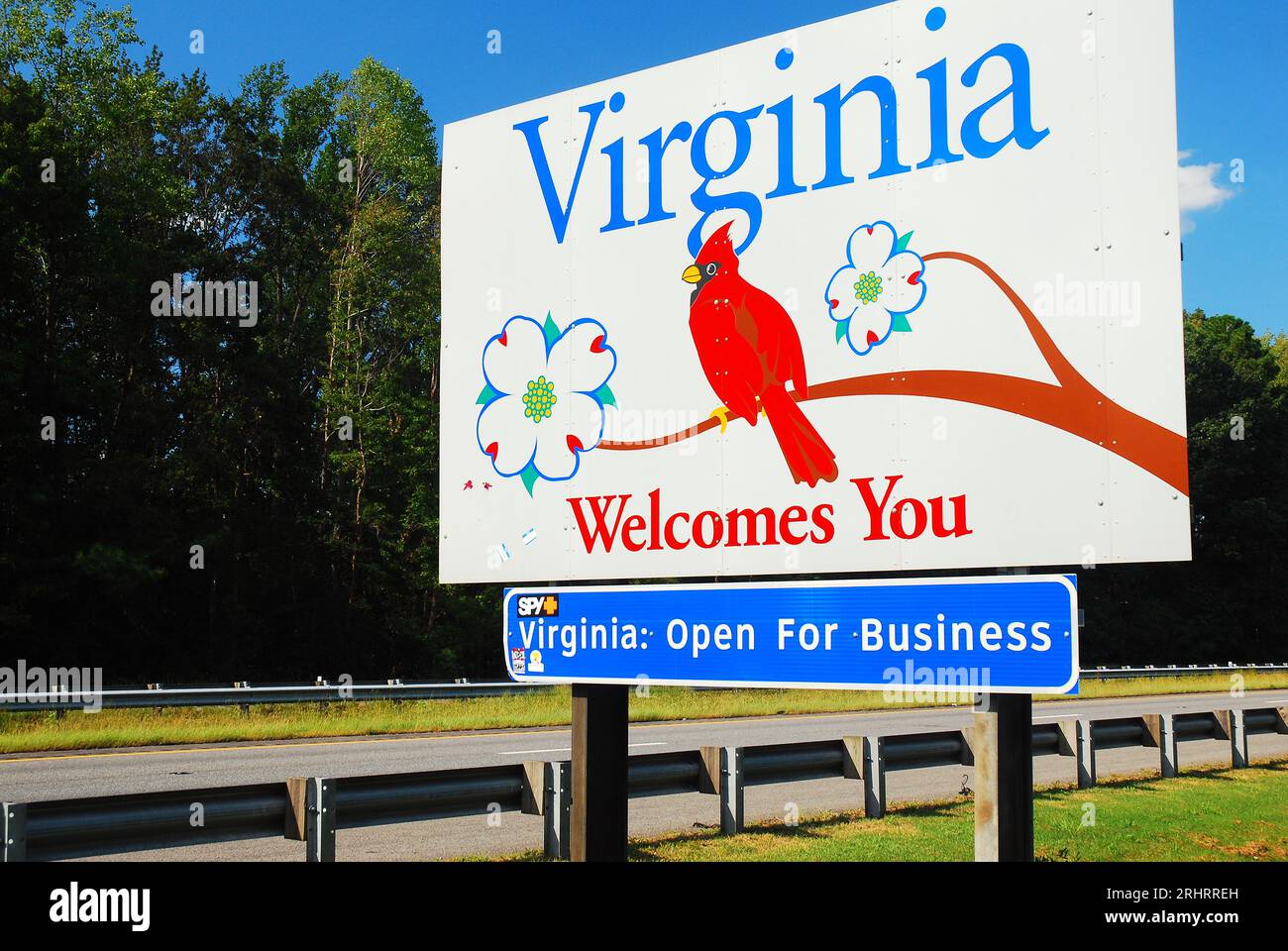 Welcome to virginia sign hi-res stock photography and images - Alamy
