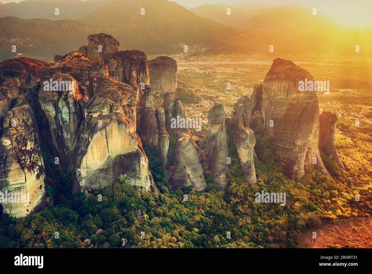 Meteora rocks, Greece Stock Photo - Alamy