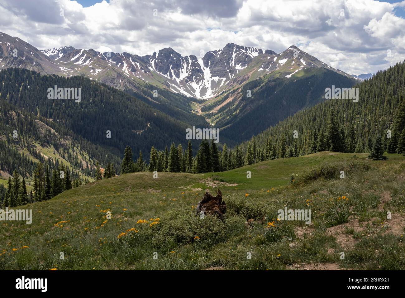 Amazing scenery. Mountain and valleys provide unbeatable natural scene ...