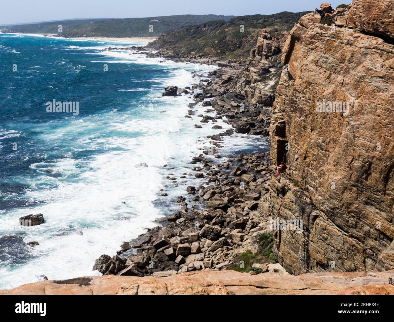 Climbing over ledge hi-res stock photography and images - Alamy