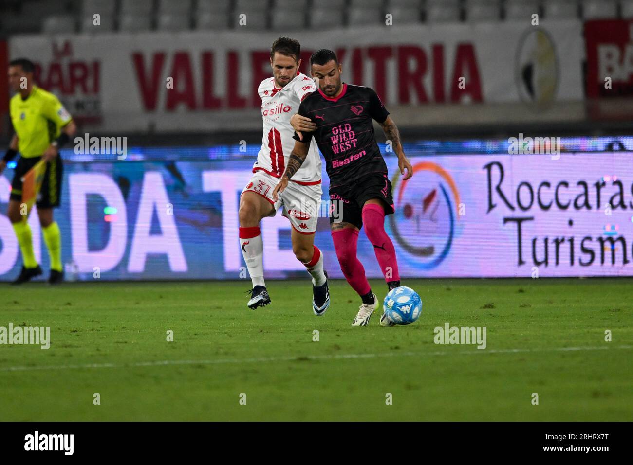 Bari, Italy. 18th Aug, 2023. Palermo F.C.â€™s Roberto Insigne in action ...