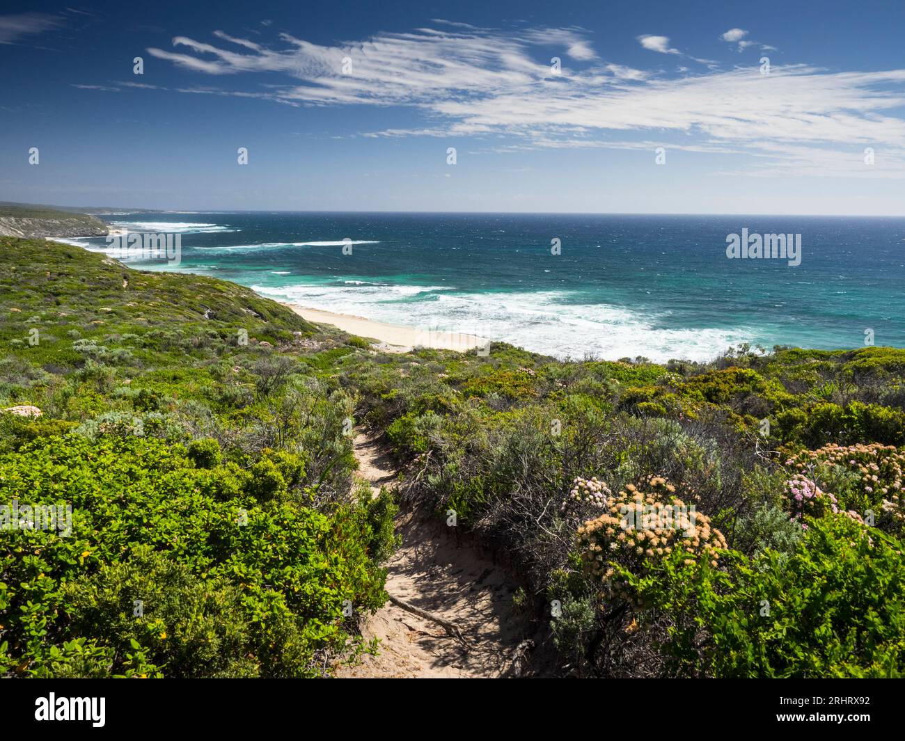 Cape to Cape track near Wilyabrup Cliffs, Leeuwin-Naturaliste National ...