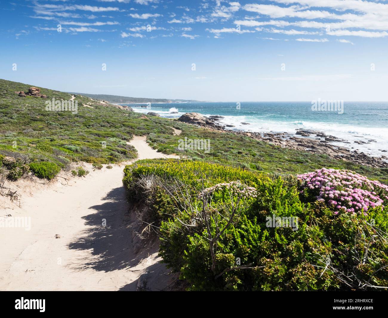 The sandy Cape to Cape track follows the Indian Ocean coast north of ...