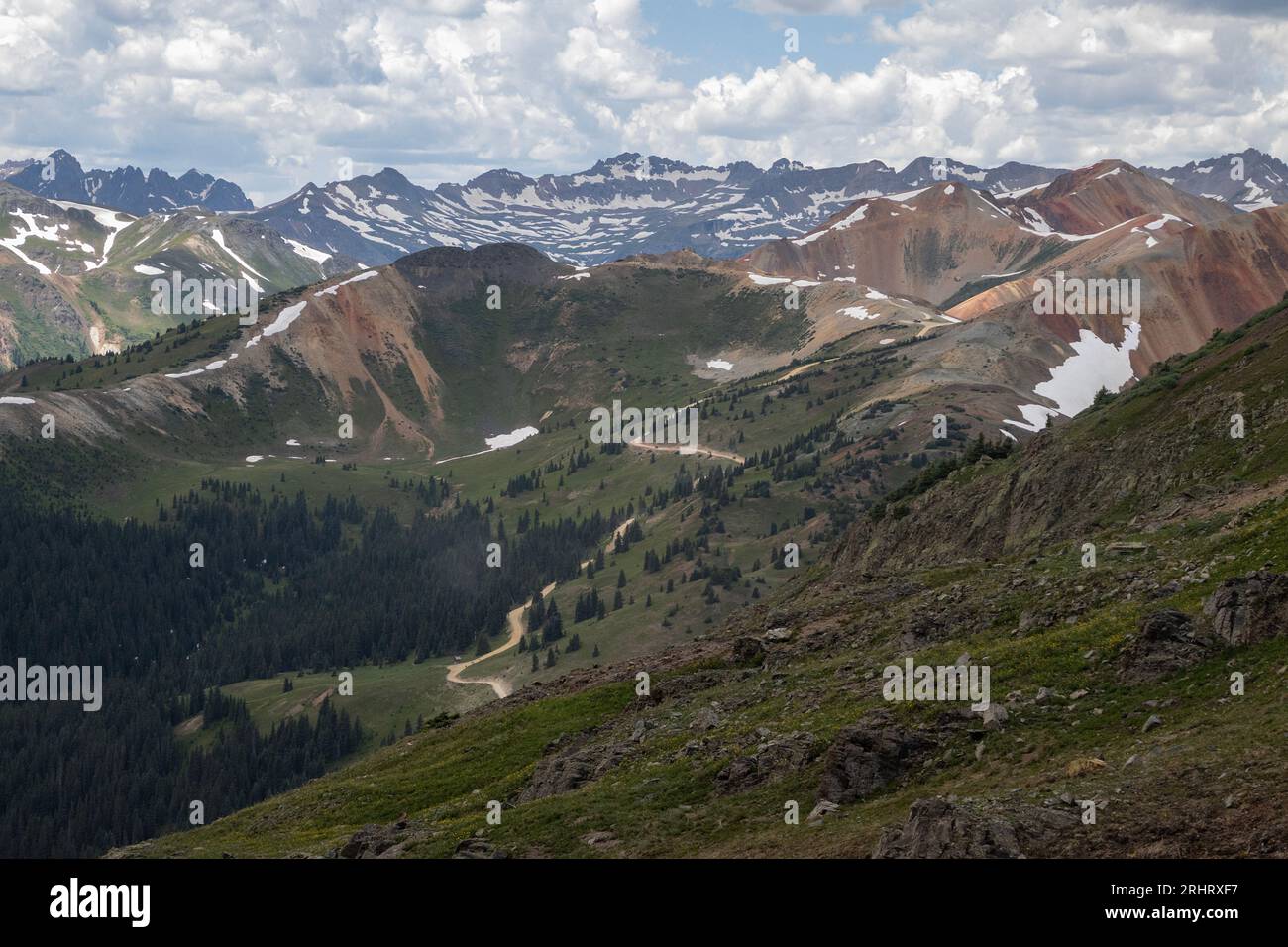 Amazing scenery. Mountain and valleys provide unbeatable natural scene ...