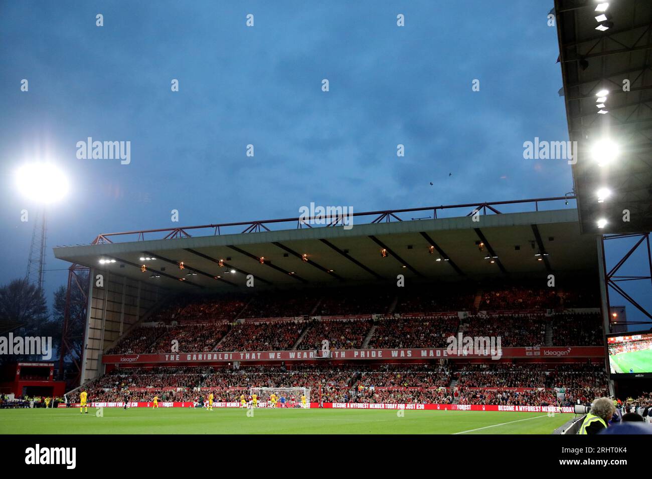 Nottingham, UK. 18th Aug, 2023. A corner-kick taken in front of the ...