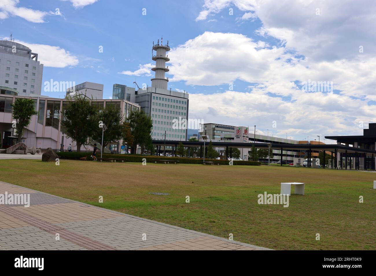 Yamagata City, Yamagata Prefecture, Japan, August 16, 2023.View of the ...