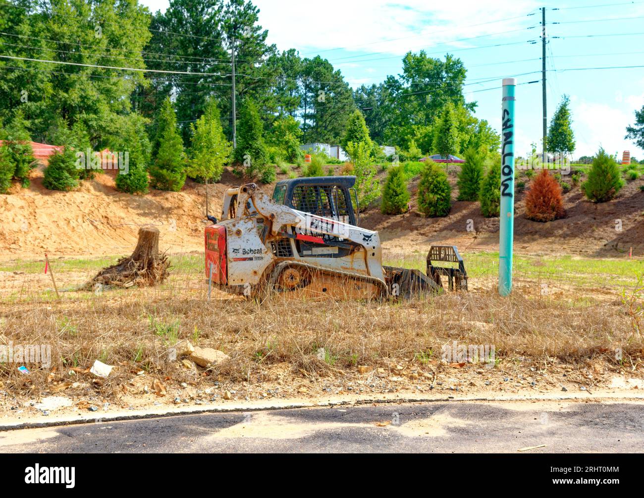 Equipment at Residential Construction Site Stock Photo - Alamy