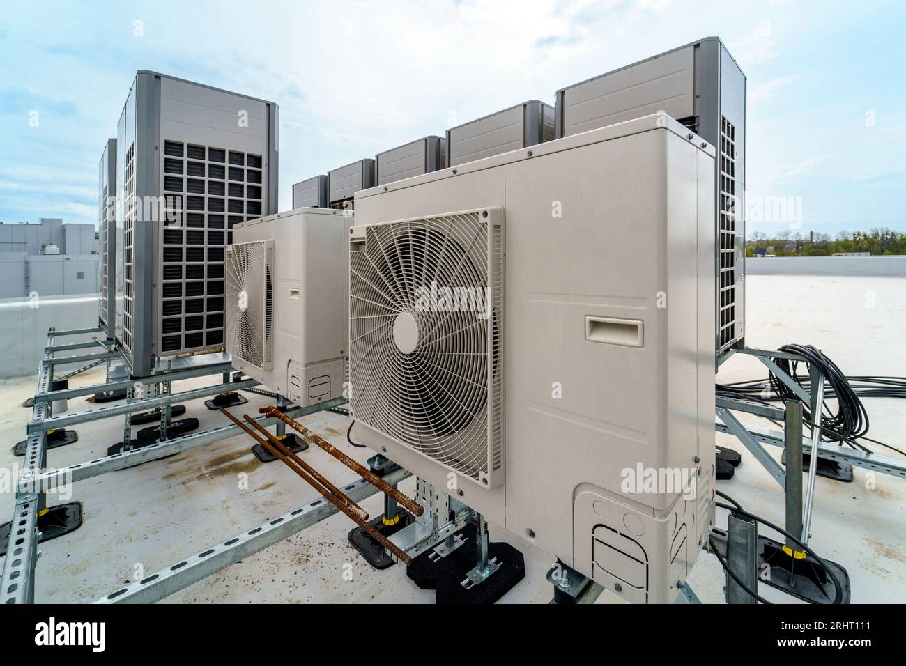 Multizone air conditioning and ventilation system Stock Photo - Alamy