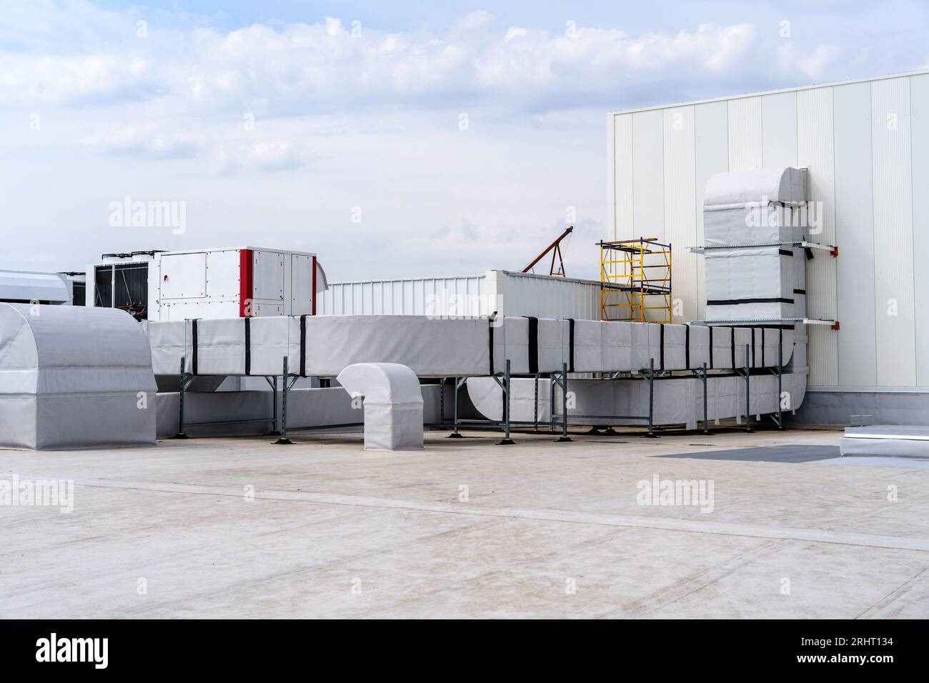 The air conditioning and ventilation system of a large industrial ...