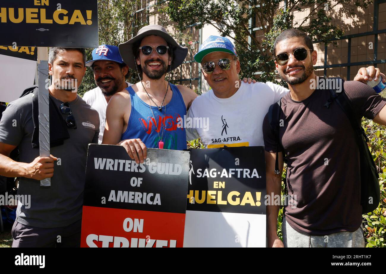 Burbank, Ca. 18th Aug, 2023. Nicholas Gonzalez, Alberto Roldan, John ...