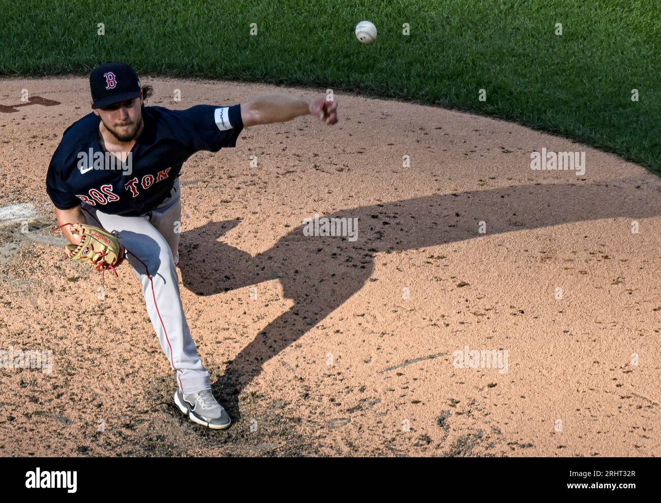 WASHINGTON, DC - August 17: Boston Red Sox relief pitcher Josh ...