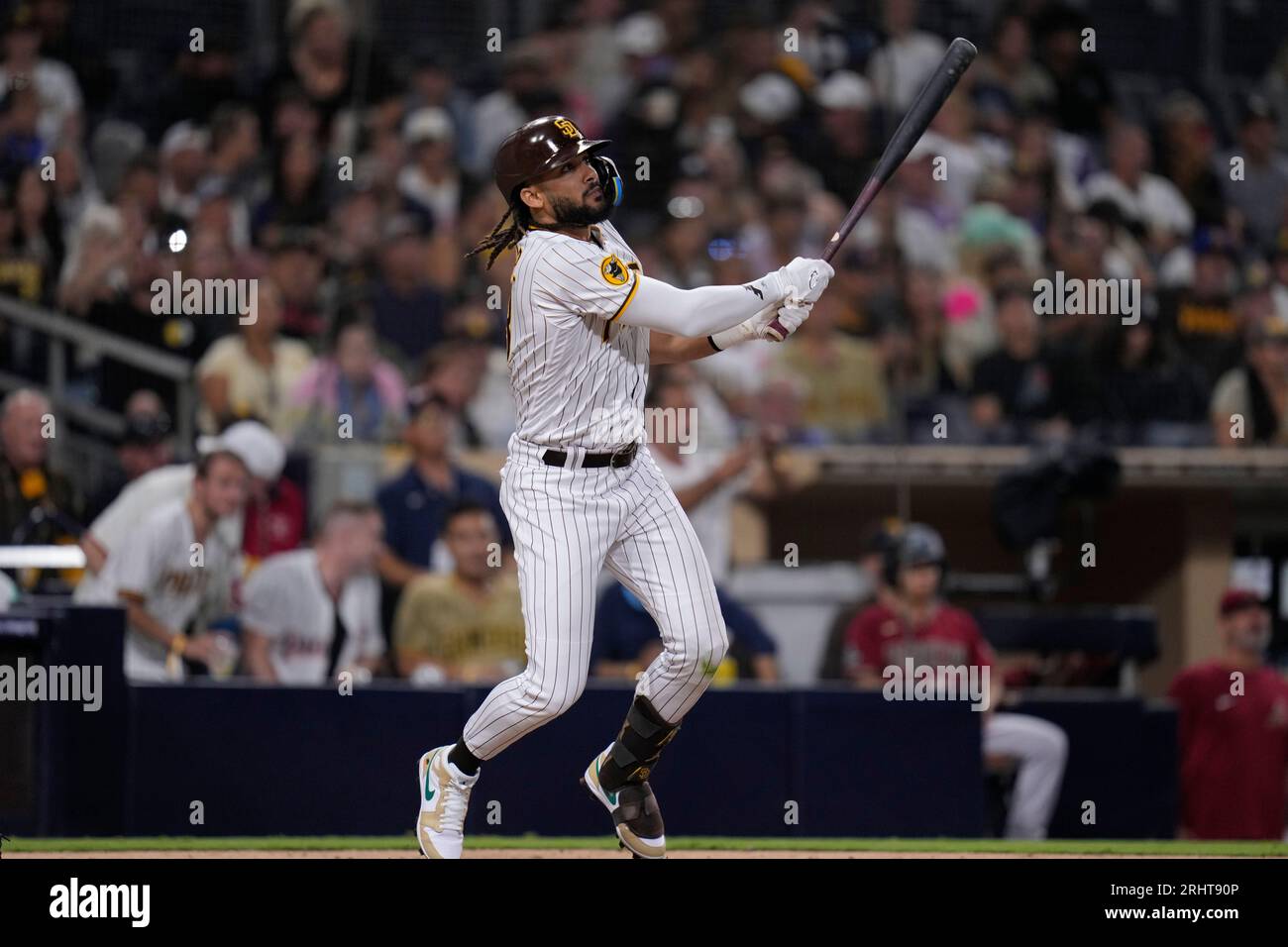 San Diego Padres' Fernando Tatis Jr. batting during the eighth inning ...