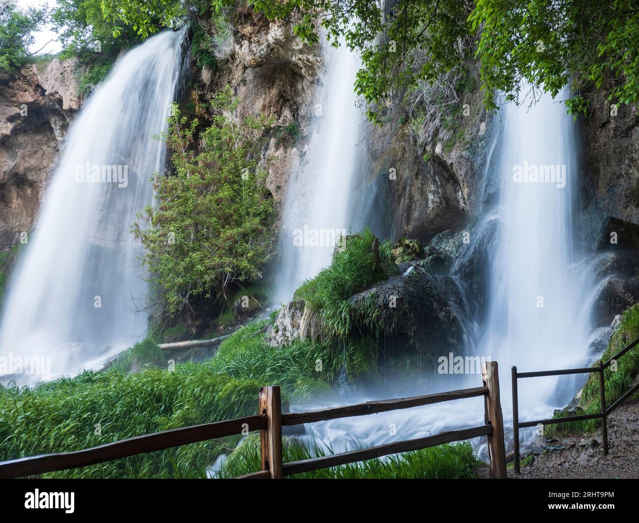 The falls, Rifle Falls State Park, Rifle, Colorado Stock Photo - Alamy