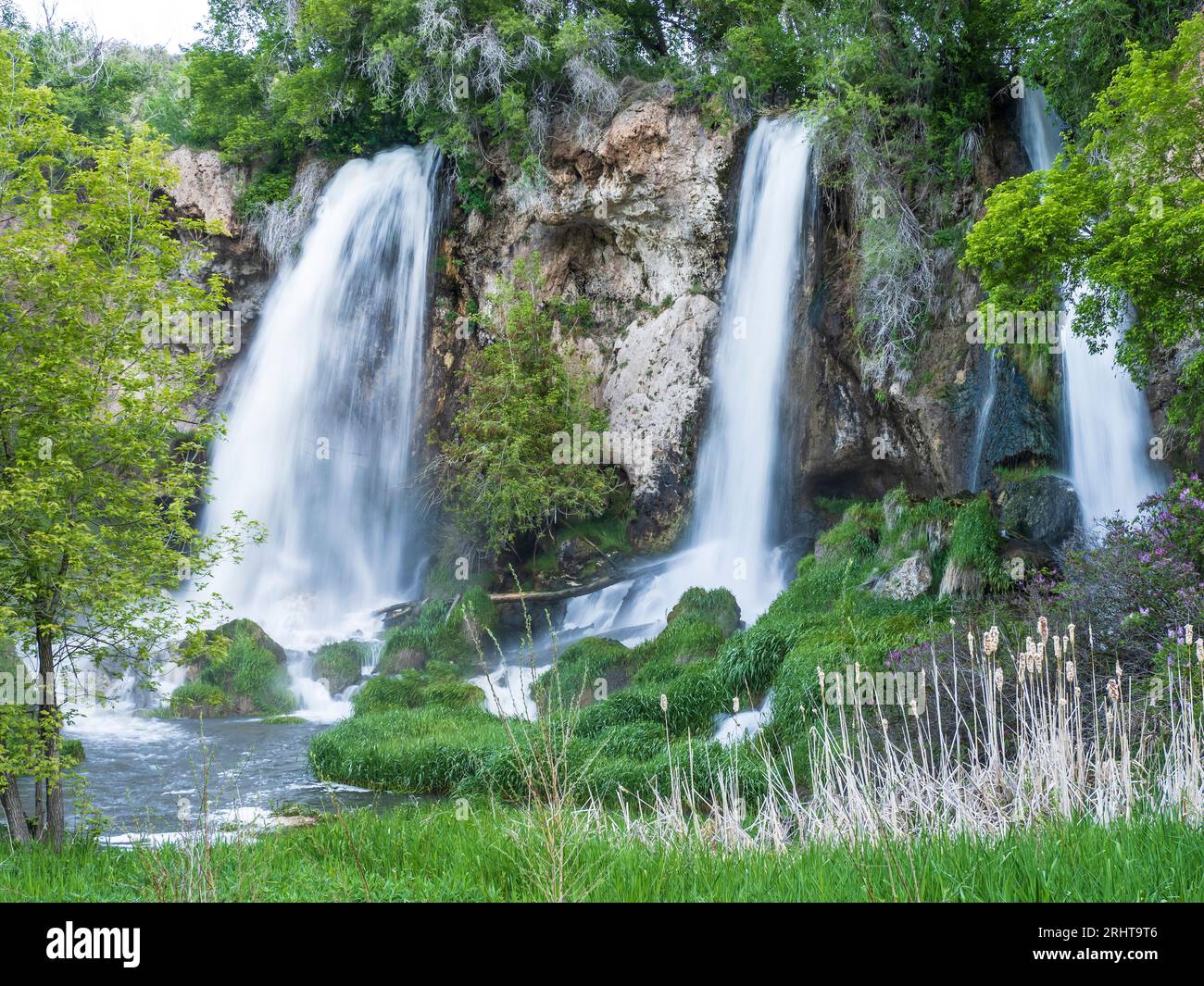 The falls, Rifle Falls State Park, Rifle, Colorado Stock Photo - Alamy