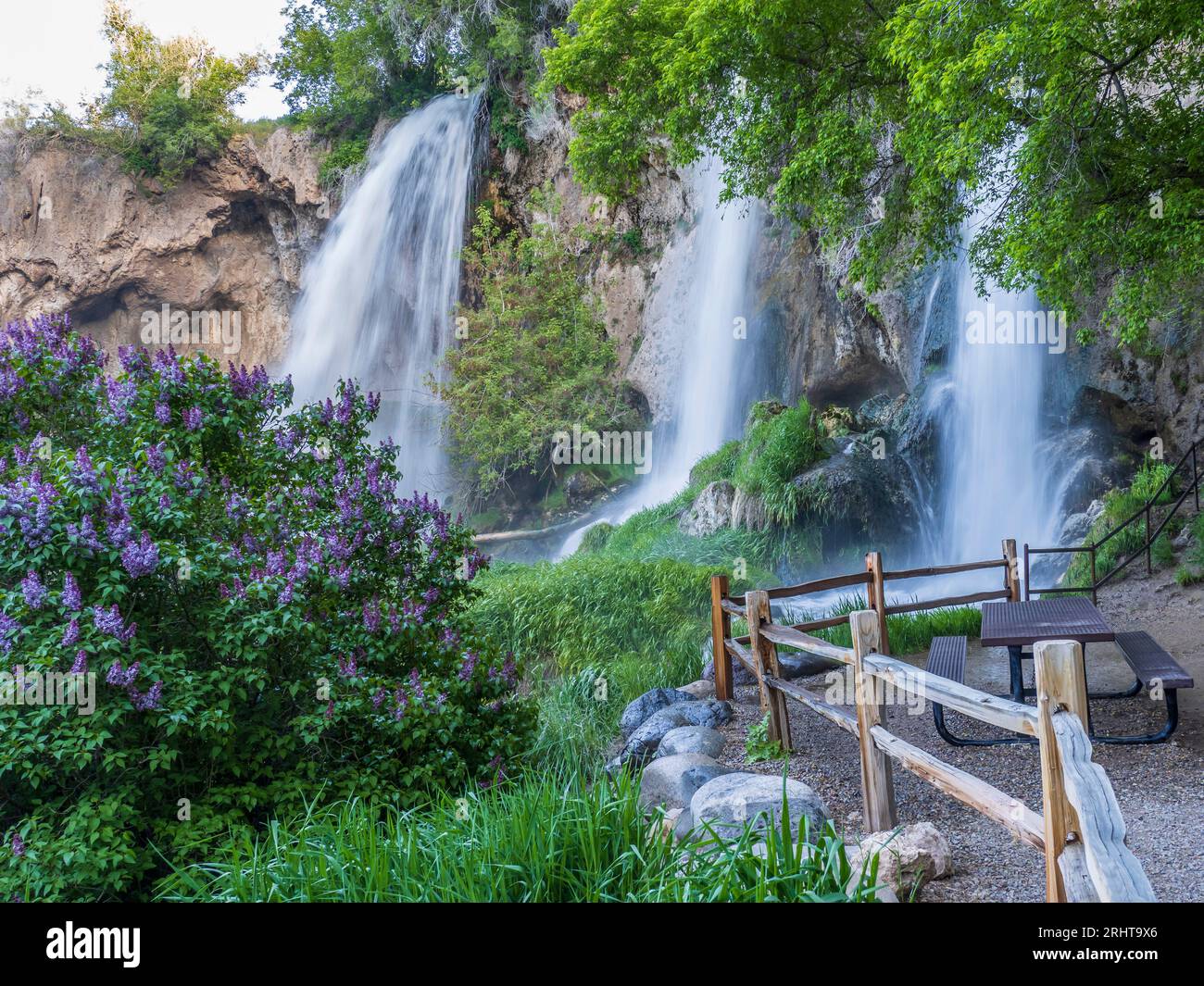 The falls, Rifle Falls State Park, Rifle, Colorado Stock Photo - Alamy