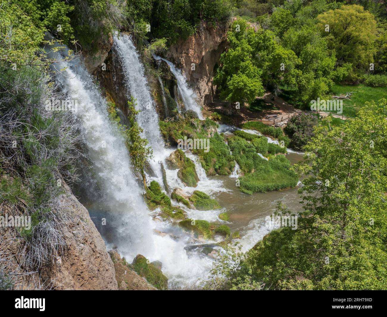 The falls, Rifle Falls State Park, Rifle, Colorado Stock Photo - Alamy