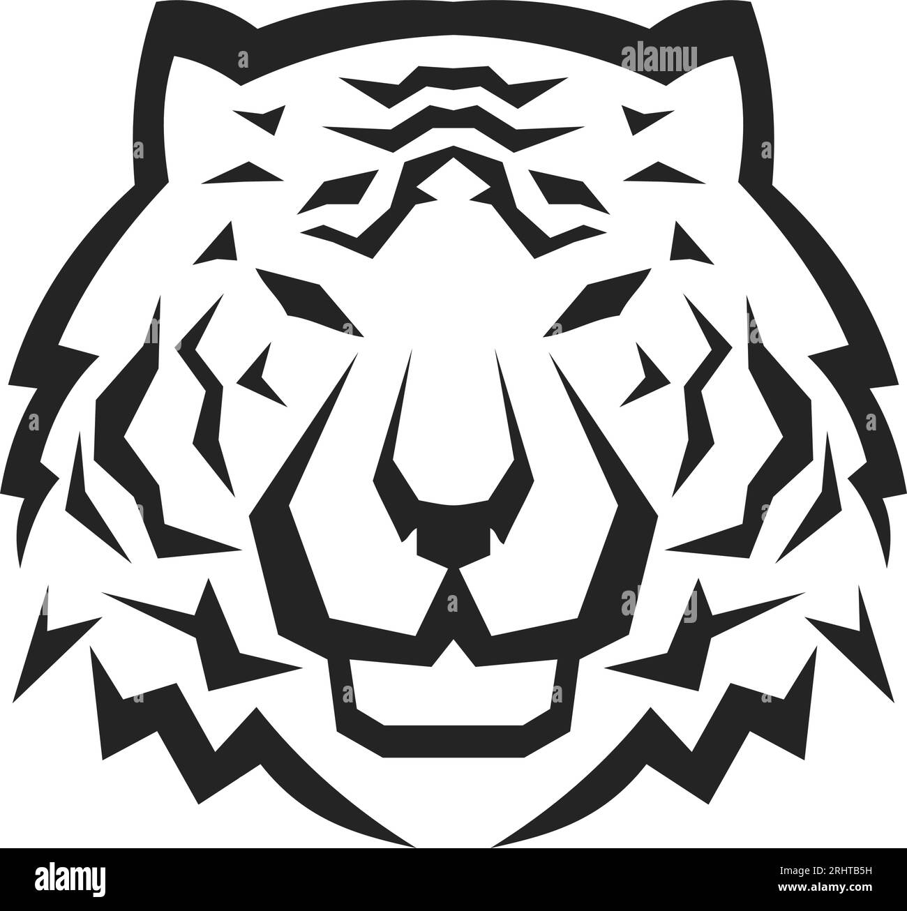 tiger logo template Isolated. Brand Identity. Icon Abstract Vector ...