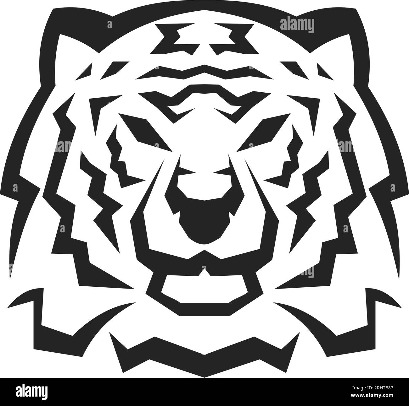 tiger logo template Isolated. Brand Identity. Icon Abstract Vector ...