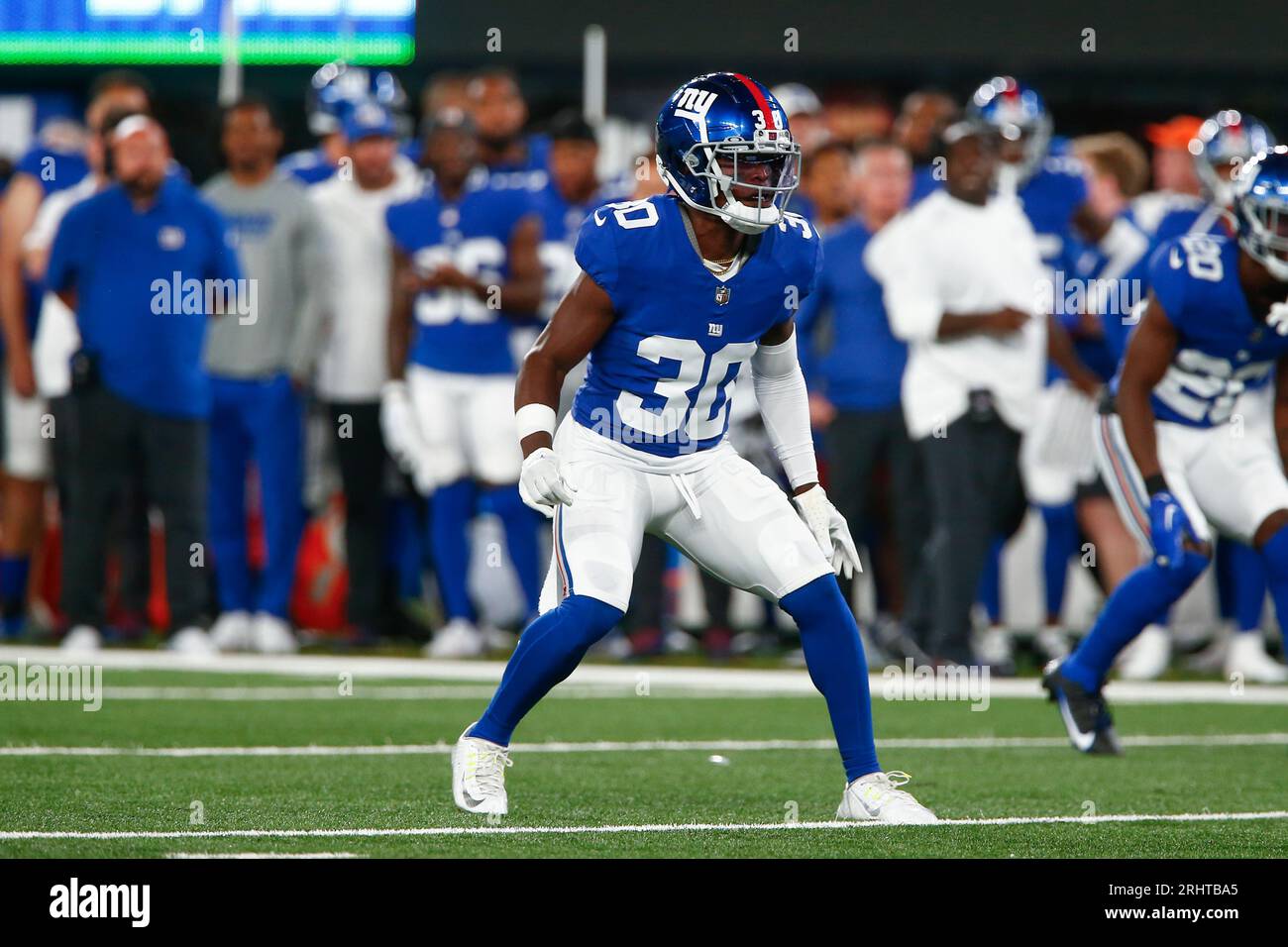 New York Giants' Darnay Holmes during the first half of an NFL ...