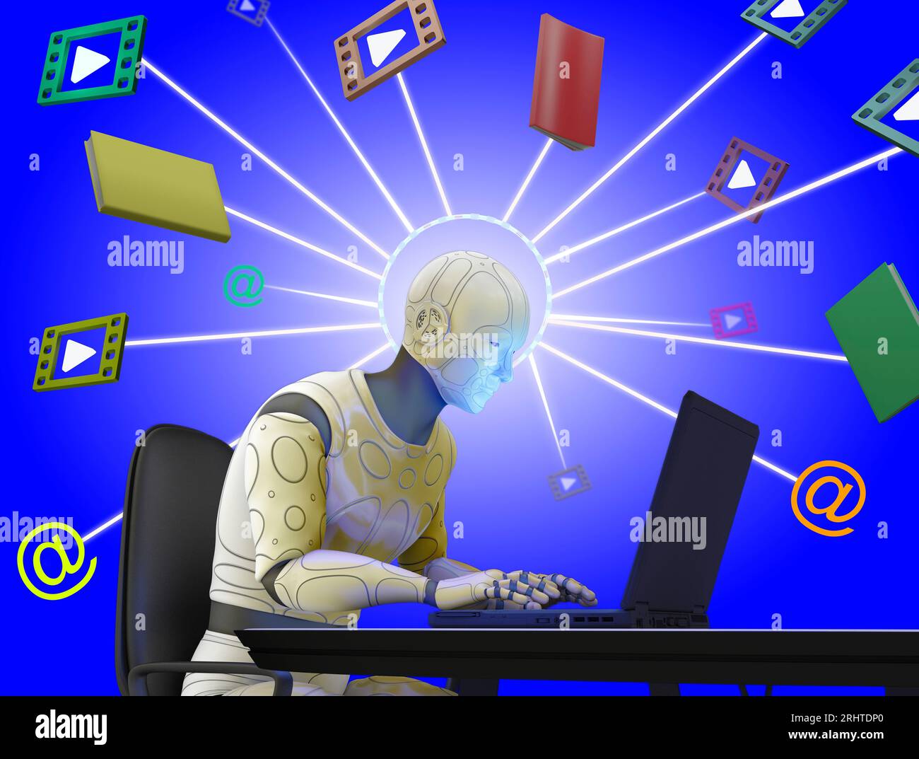 Artificial intelligence, conceptual illustration Stock Photo - Alamy Artificial intelligence, conceptual illustration Stock Photo - Alamy