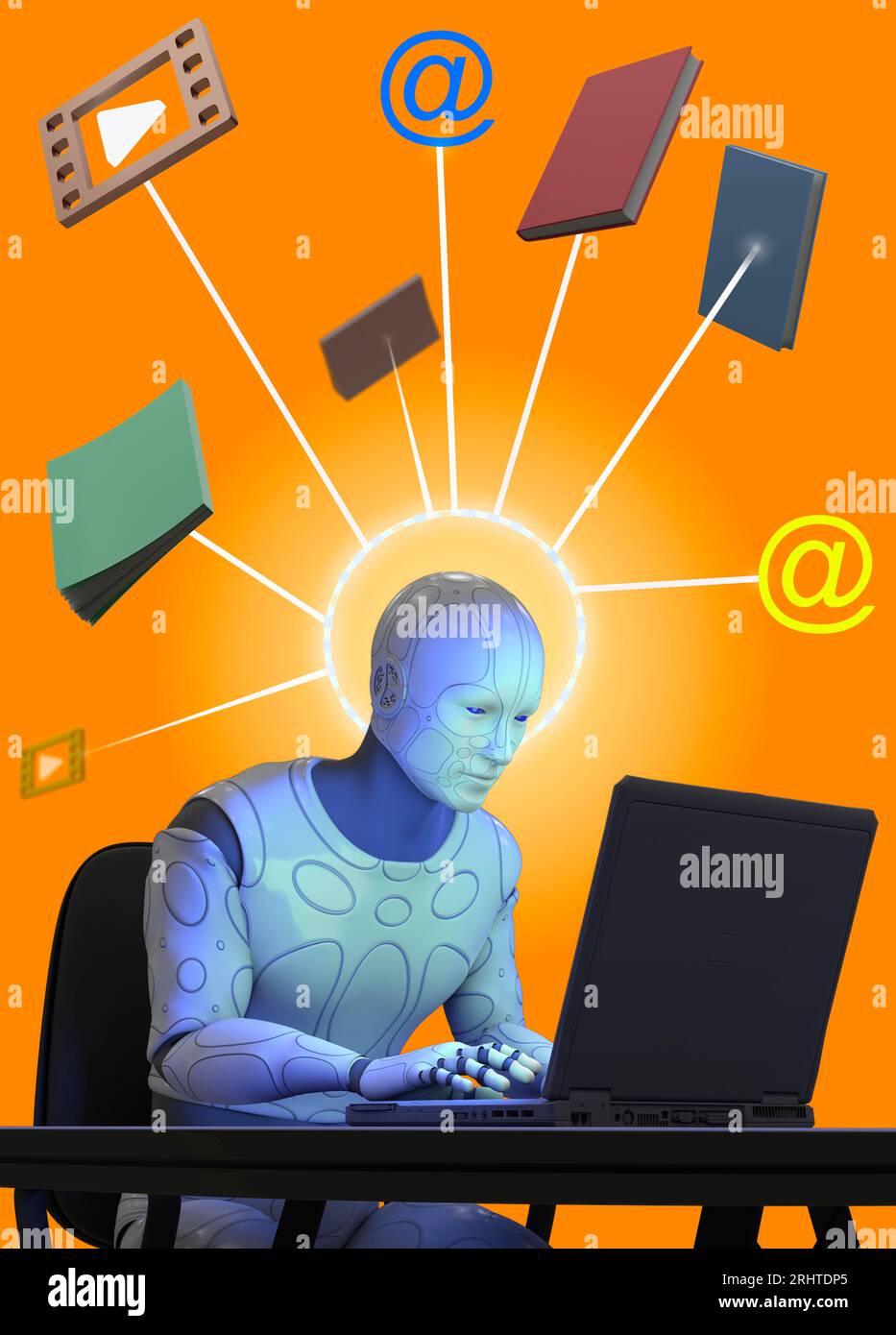 Artificial intelligence, conceptual illustration Stock Photo - Alamy Artificial intelligence, conceptual illustration Stock Photo - Alamy