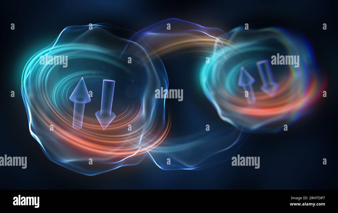 Spintronics, conceptual illustration Stock Photo - Alamy