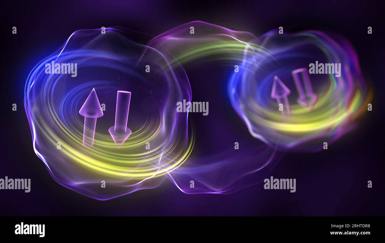 Spintronics, conceptual illustration Stock Photo - Alamy