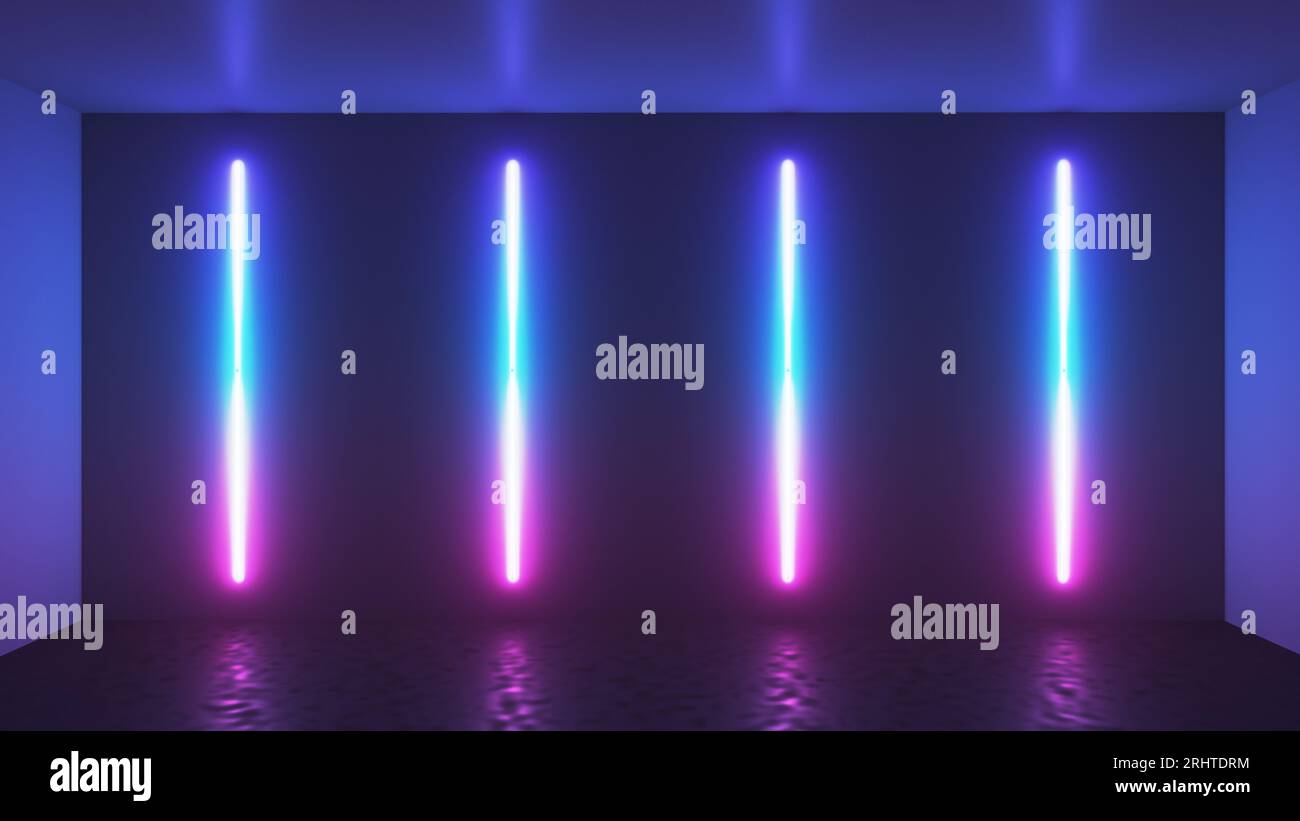 Abstract neon illustration Stock Photo - Alamy