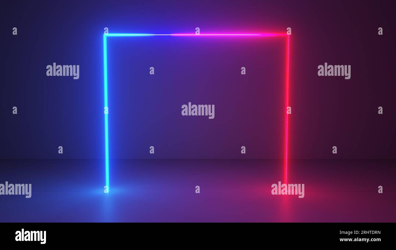 Neon shape hi-res stock photography and images - Alamy