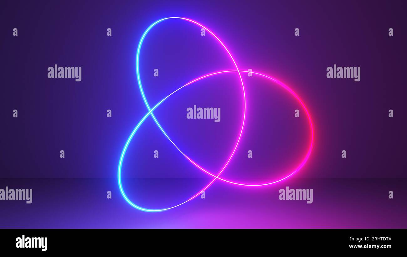 Neon shape, illustration Stock Photo - Alamy