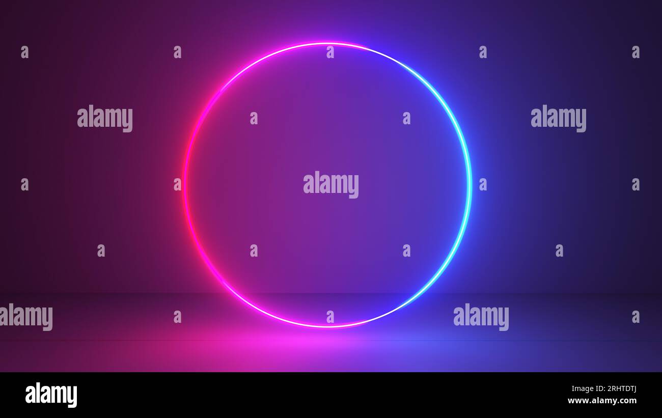 Neon shape, illustration Stock Photo - Alamy