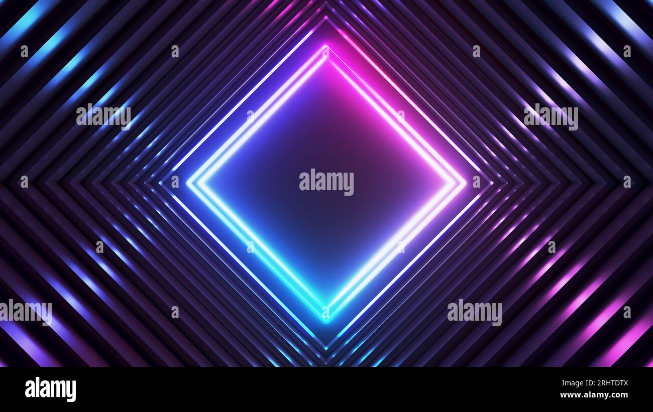 Abstract neon illustration Stock Photo - Alamy