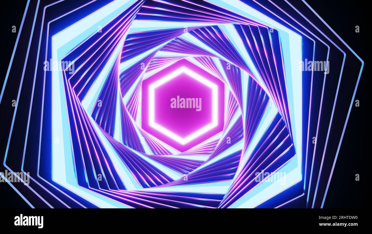 Abstract neon illustration Stock Photo - Alamy