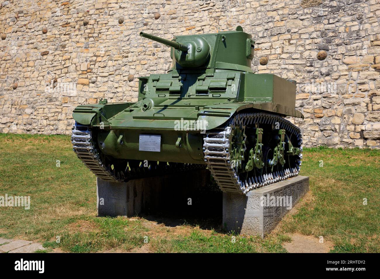 The USA Light Tank M3A1 Stuart mk III (1941) at the Military Museum in ...