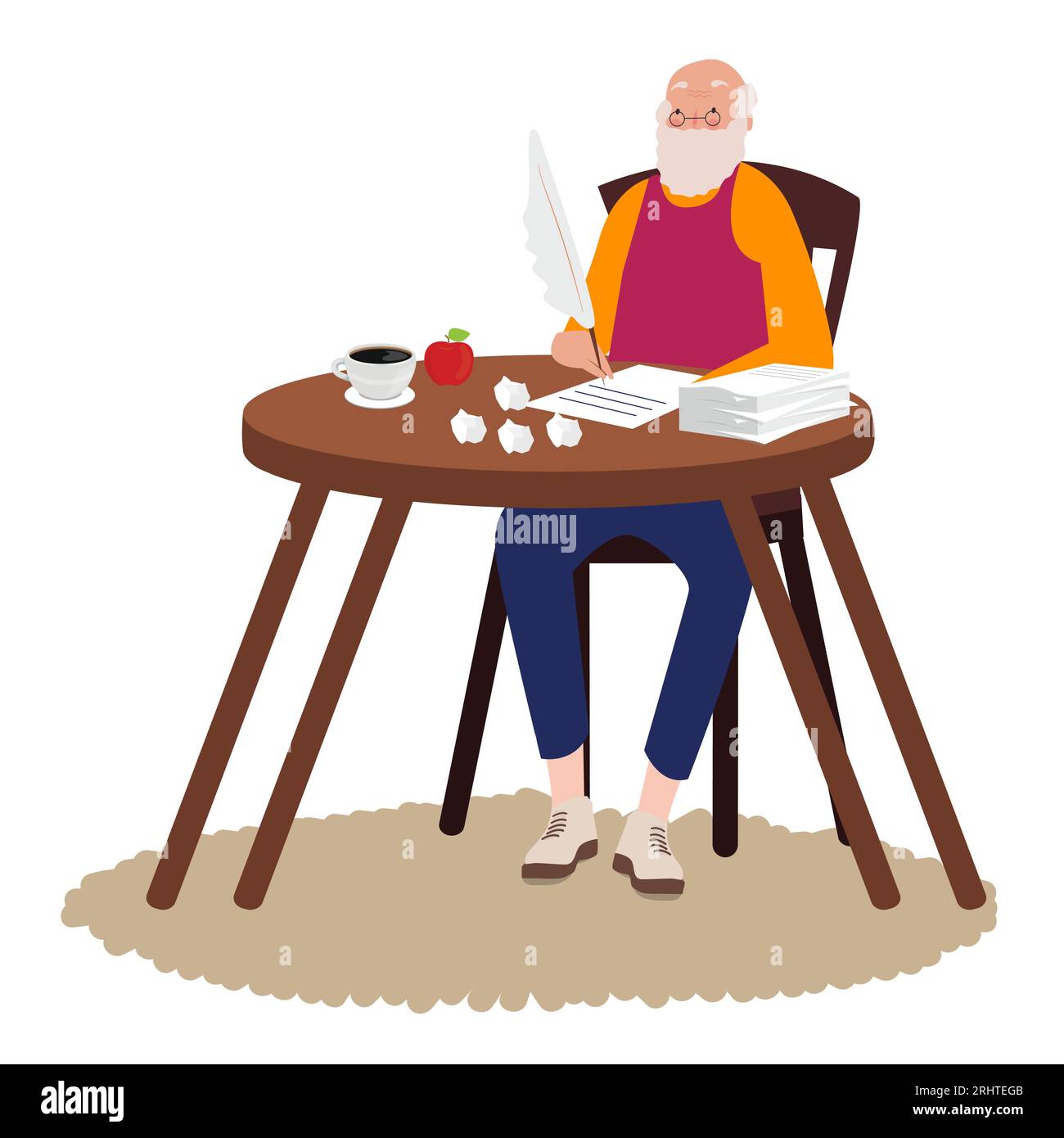 Old poem paper Stock Vector Images - Alamy